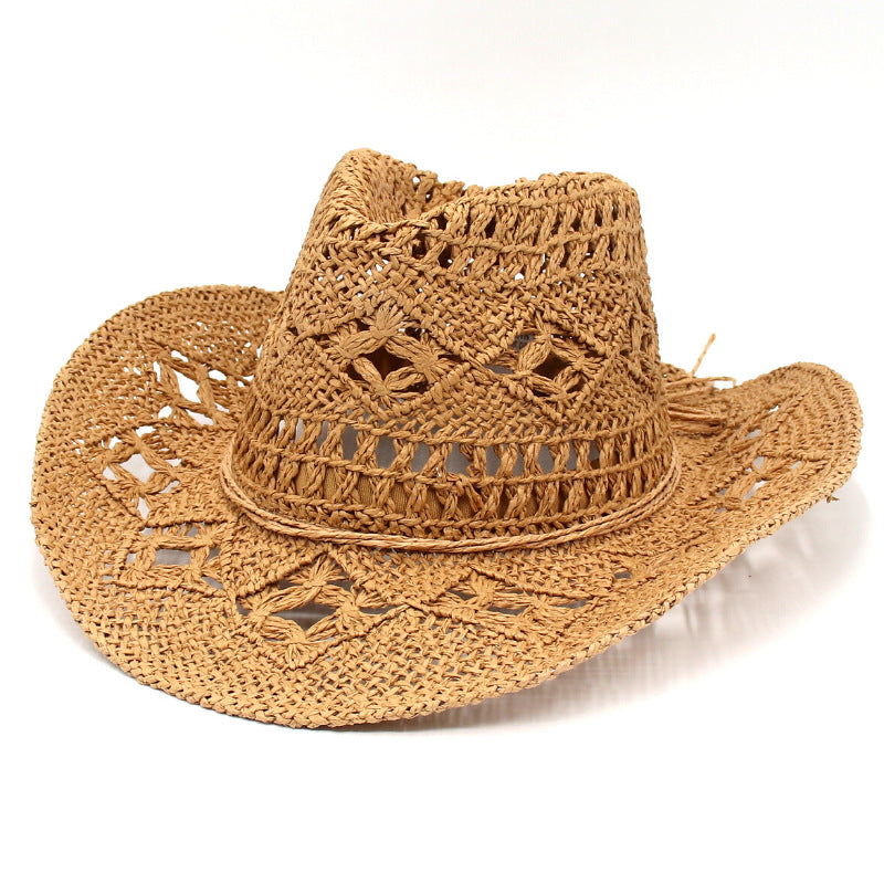 RAYLENE™– Vintage Hollow Straw Hat – Amanda & Avery