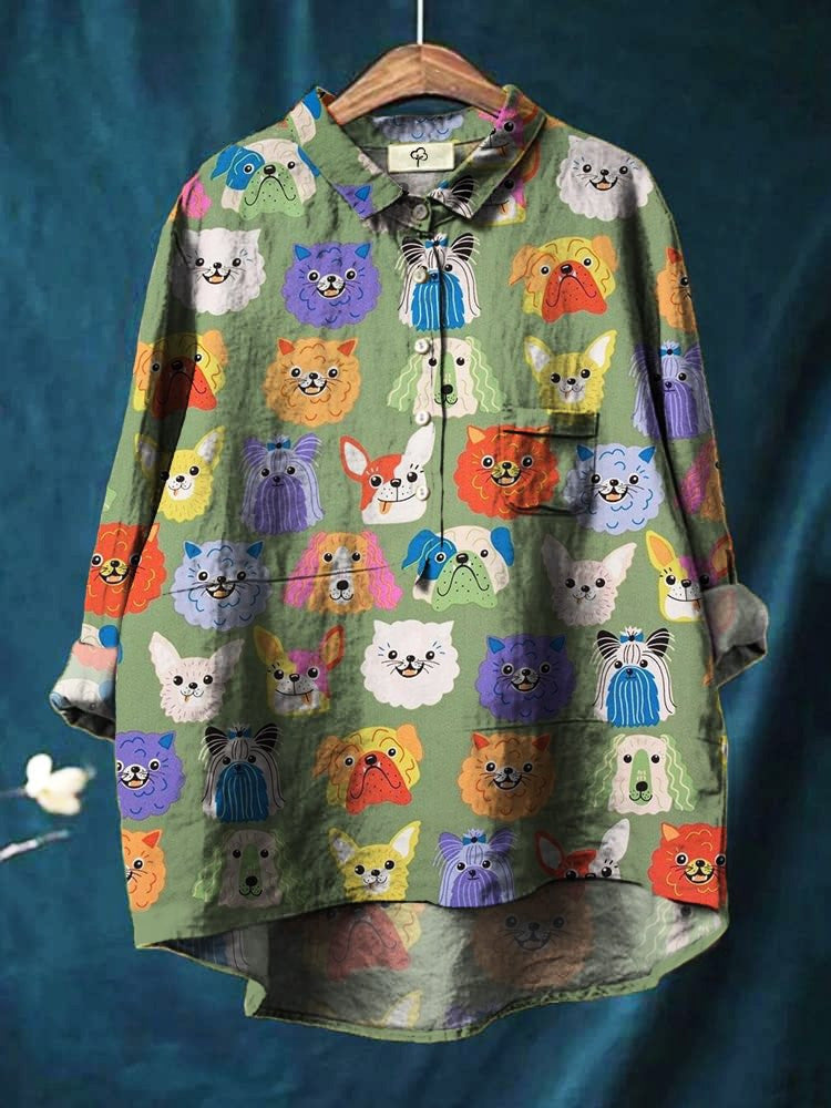ADDIE™ - Dog Art Shirt – Amanda & Avery