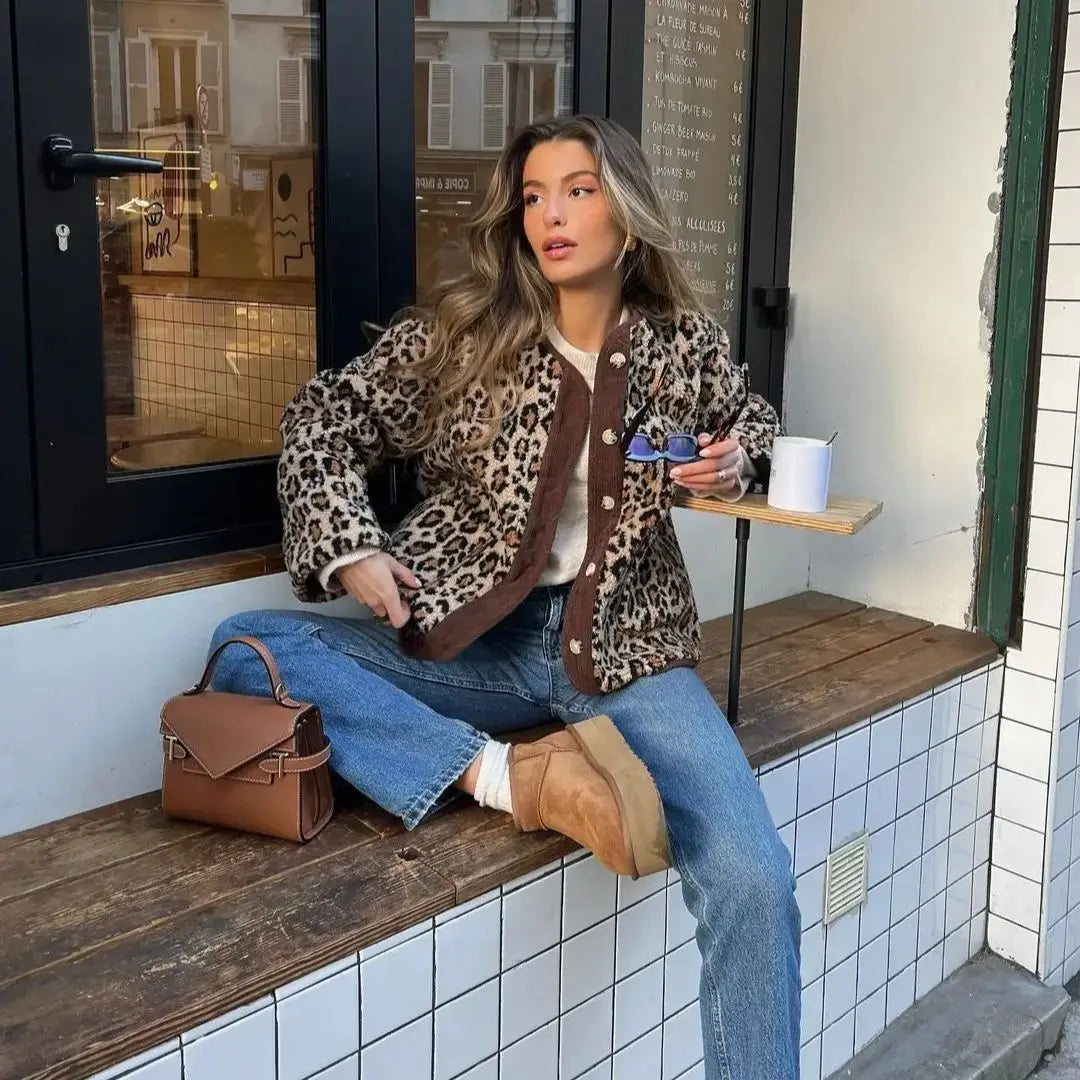 LYDIA™ | Chic Leopard Cardigan – Amanda & Avery